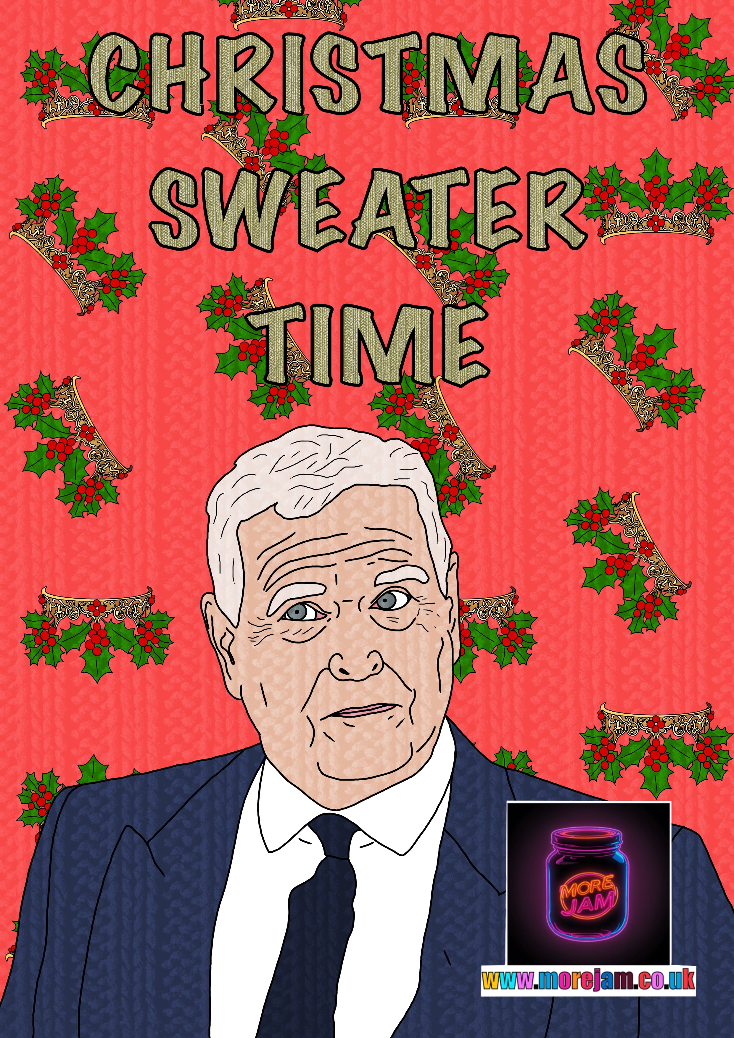 Prince Andrew Christmas Card Jumper- Dark Humour British Comedy Card ...